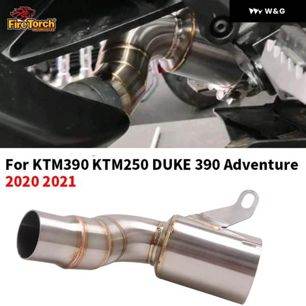 KTM 390 アドベンチャー 250 アドベンチャー 250 390 ADV 250ADV 390ADV 2020 - 2023 ミッド パイプ オートバイ バイク エキゾーストコネクト マフラー カスタムパーツ アクセサリー 交換用部品...