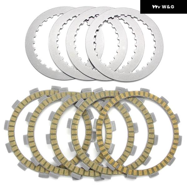 オートバイ バイク クラッチ フリクションディスク プレートキット スズキ DR250S VL250 イントルーダー LC GN250 GN250E GW250 イナズマ FL5 GZ250 TU250 NJ45A カスタムパーツ アクセサ...