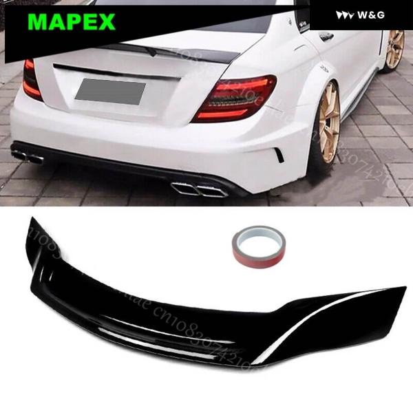 ダックビル RT スタイル トランク スポイラー リップグロス ブラック 2008-2014 メルセデス ベンツ W204 カスタムパーツ アクセサリー 交換用部品Hign-concerned Chemical:NoneOrigin:Mai...