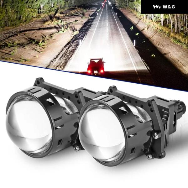 110W 3インチ バイLEDプロジェクターレンズ 20000LM HELLA 3R G5 ヘッドライト H4 H7 9005 9006 LEDレンズ ハイローライト カーレトロオートランプ カスタムパーツ アクセサリー 交換用部品Hign...