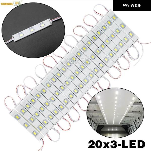 LED モジュール キット 60 LED 室内トレーラーライト トラック キャラバン LWBランプ ライトストリップ キャンピングカー トラフィックマスター トランジット スプリンター カスタム パーツ アクセサリーHign-concern...