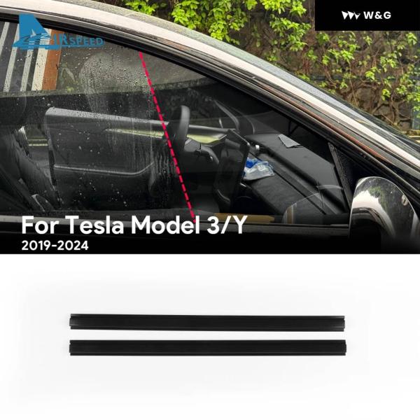サイドウィンドウ ワイパー ブレード テスラ モデル3 モデルY 2019-23 ハイランド 2024 車内アクセサリー カスタム パーツ アクセサリーHign-concerned Chemical:NonePlacement:leftYe...