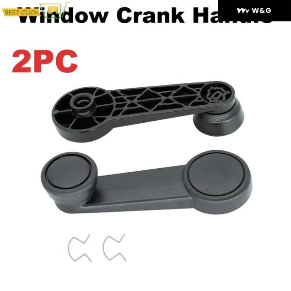 2個車用ウィンドウワインダー クランクハンドル フォード トランジット コネクト MK5 MK6 MK7 エスコート フィエスタ KA フォーカス MK1 MK2 ブラック ABS カスタム パーツ アクセサリーSpecial Featur...