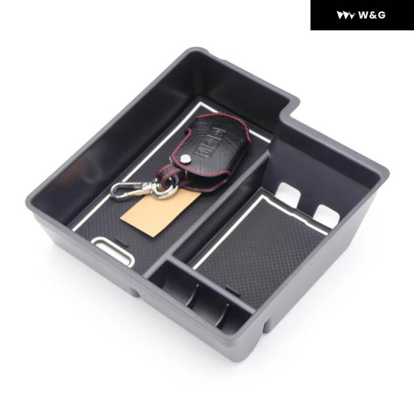 カーアクセサリー ポルシェ カイエン 2019-2024 センター コンソール アームレスト 収納 ボックス ホルダー オーガナイザー コンテナ トレイ 1個 カスタム パーツ アクセサリーHign-concerned Chemical:N...