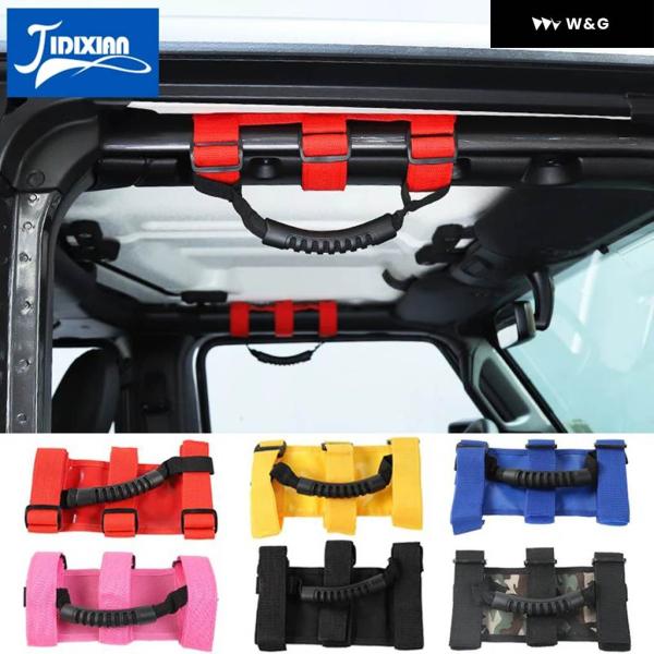 アームレスト ジープ ラングラー TJ JK 1997-2017 ロールバー マウント サイドグラブハンドルキット ジープ ラングラー JL JT 2018+ アクセサリー カスタム パーツ アクセサリーHign-concerned Che...