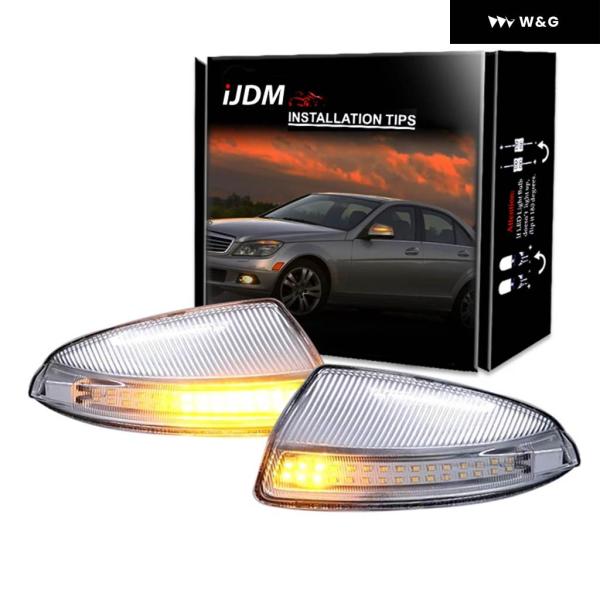 2個ダイナミックシーケンシャル点滅/フロー LED サイドミラー ウィンカーライト アセンブリ メルセデス ベンツ W164 ML350 ML450 ML500 VITO W639 カスタム パーツ アクセサリーHign-concerned...