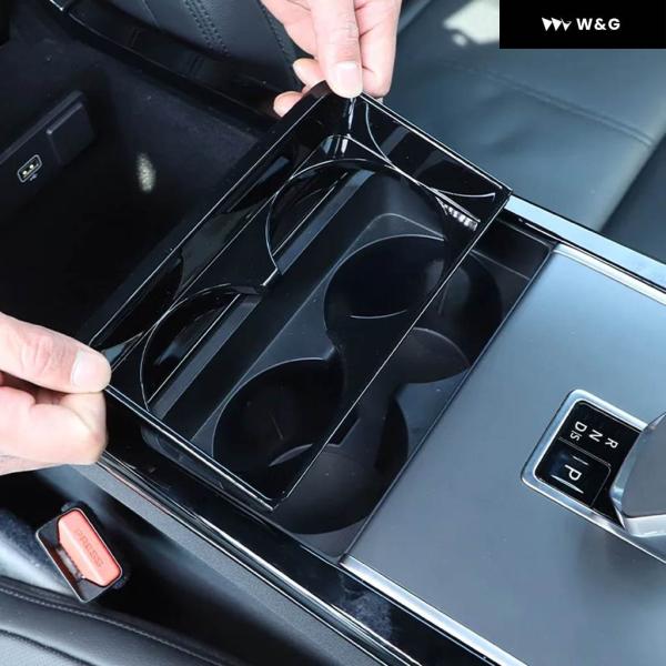 ランドローバー レンジローバー ヴェラール イヴォーク 2024 2025 ABS カーフロントドレンカップ ホルダー 装飾 カバー トリム パーツ カーアクセサリー カスタム パーツ アクセサリーHign-concerned Chemic...