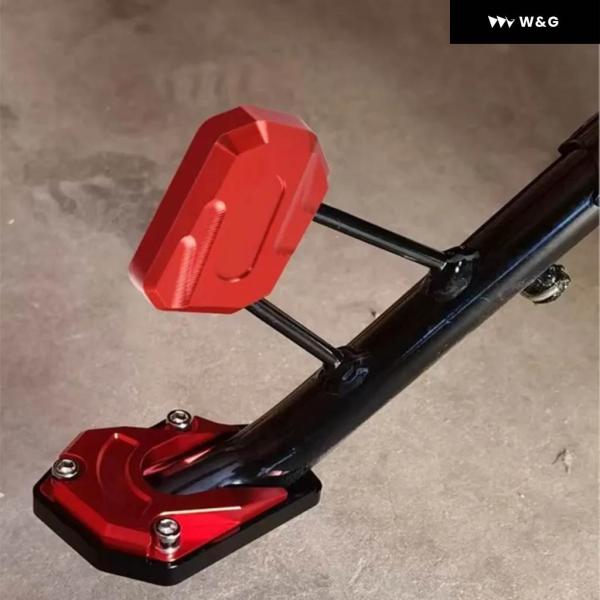 2023年式 モトパーツ ホンダ PC X125PC X 125 2018-2023年式 オートバイ バイク キック スタンド エンラージャー サポート エクステンション フットサイド スタンド パッド プレート カスタム パーツ アクセサ...