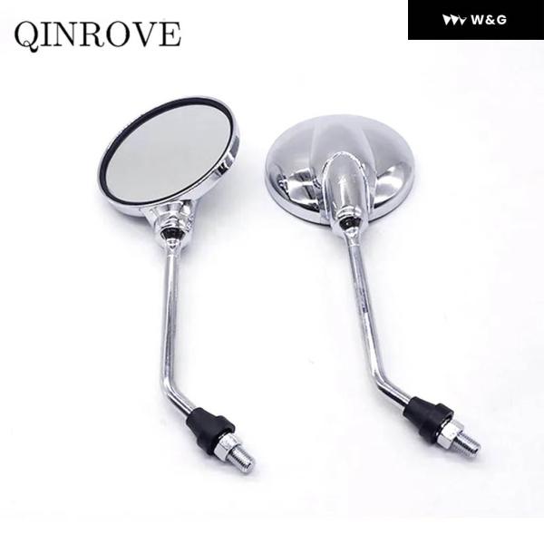 オートバイ バイク バックミラー ABS樹脂 8.10MM サイドミラー 汎用 カワサキ Z900RS VERSYS 650 ホンダ DIO MSX ROYAL ENFIELD HIMALAYAN カスタム パーツ アクセサリーHign-c...