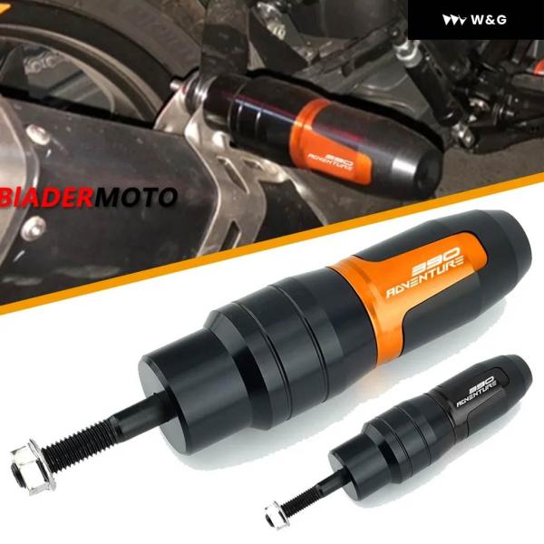 KTM DUKE390 RC390 RC DUKE 390 ADVENTURE ADV フレーム 排気 スライダー ガード クラッシュ パッド 落下 オートバイ バイク アクセサリー カスタム パーツ アクセサリーProtective pa...