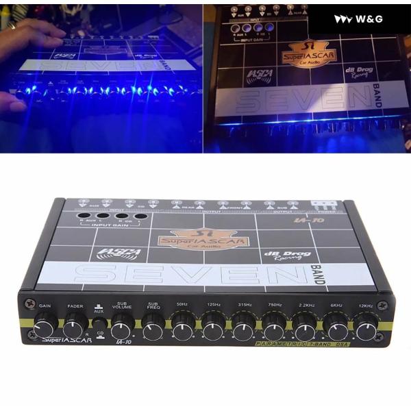 1セット カー オーディオ 7バンドイコライザー カスタム カーEQイコライザー クラス フィーバー オーディオ カーチューナー カスタム パーツ アクセサリーHign-concerned Chemical:NoneItem Weight:...