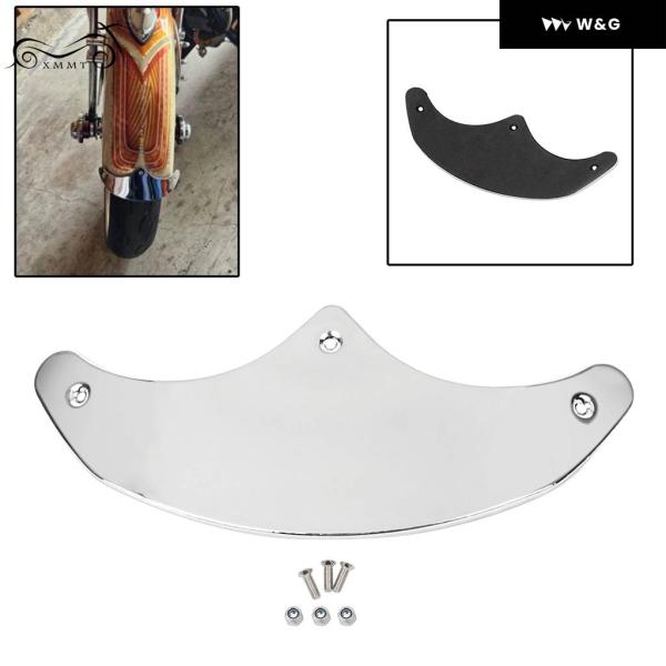 クローム ステンレス スムースフロントフェンダーチップ トリム ハーレー ファットボーイ FLSTF 1989-2006 EFI FLSTFI オートバイ バイク マッドガード カスタム パーツ アクセサリーHign-concerned C...