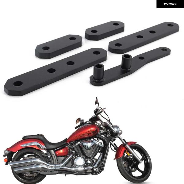 ヤマハ ストライカー 1300 2011-17 オートバイ バイク フォワード コントロール フットレスト エクステンション フットペグ セット カスタム パーツ アクセサリーHign-concerned Chemical:NoneItem...