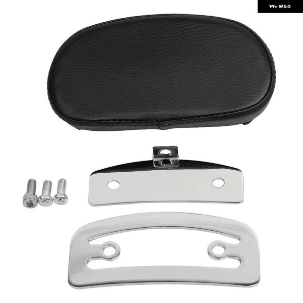 オートバイ バイク 6インチ ショート シーシーバー フラットランダー ミニレール バックレスト パッド ハーレー ダイナ ソフテイル ファットボーイ スポーツスター 883 1200 カスタム パーツ アクセサリーHign-concern...