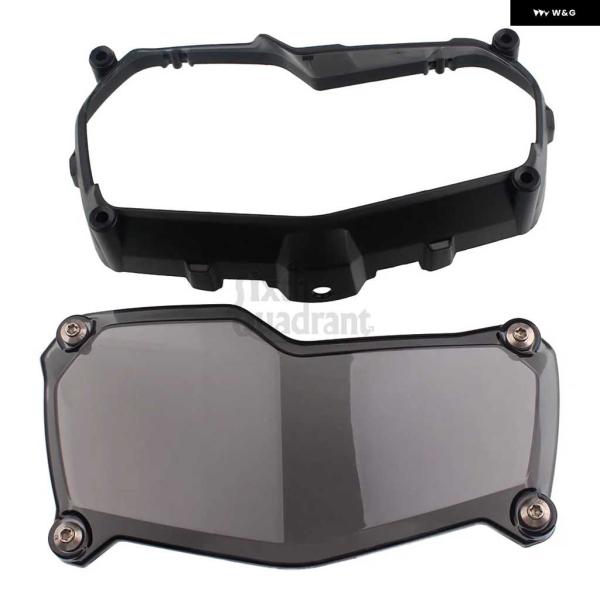 オートバイ バイク ブラックスモーク ヘッドライト ガード グリル カバー アクセサリー BMW F850GS F750GS F850GS ADV アドベンチャー 2018-2023 カスタム パーツ アクセサリーHign-concerne...