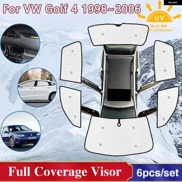 フォルクスワーゲン ゴルフ MK4 アクセサリー VW ゴルフ 4 1998~2006 フル フロントガラス サラウンドサンシェード ウィンドウ シャビーバイザー 自動車アクセサリー カスタム パーツ アクセサリーProduct appli...