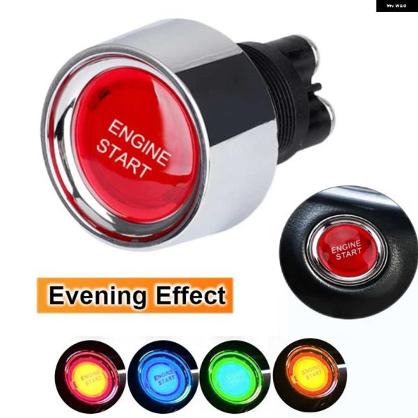 車 エンジン スタート 50A プッシュ ボタン キーレススイッチ DC 12V/24V レーシング 小型スタート ボタン イグニッション スターター オンオフスイッチ カスタム パーツ アクセサリーHign-concerned Chemi...