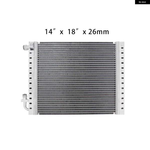 汎用 ラジエーター アルミコンデンサー14インチ X 18インチ X 26MM ヴィンテージカー トラック ホットロッド ラジエーター パーツ エアコン コンディショナー カスタム パーツ アクセサリーHign-concerned Chem...