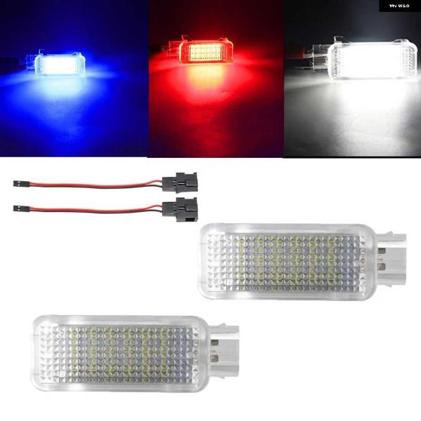 アウディ A3 8P A4 B6 B7 B8 B9 A6 S6 C6 A7 S7 A8 S8 Q5 Q7 A1 LED カーテシードア トランク フットウェル ゴルフ ボックス ライト ランプ カスタム パーツ アクセサリーCertific...