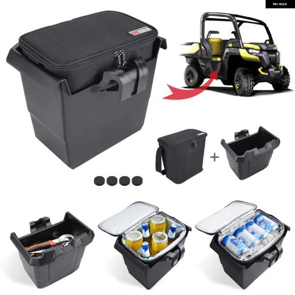 センターシート下 収納 ビン クーラー ボックス CAN AM DEFENDER MAX HD5 HD6 HD8 HD10 2016-2022 715003446 カスタム パーツ アクセサリーFor ATV Brand/Model:Can...
