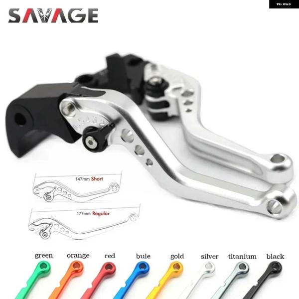 フロントリア ブレーキ レバー スズキ UH 125/150/200 バーグマン AN 250/400 AN400Z バーグマン UX 125/150 シックスティーン オートバイ ショートハンドル カスタム パーツ アクセサリーHign-...