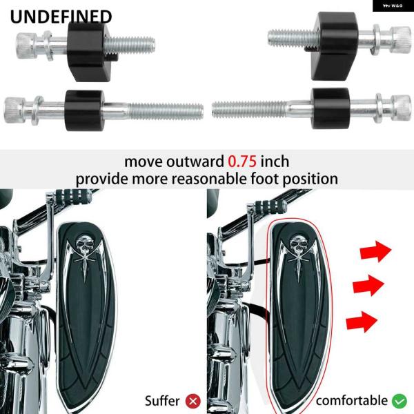 運転席側 フロアボードエクステンダー 再配置 ブラケット ハーレー ツーリング FL ロードキング エレクトラ ロード トライグライド フロアボード スプレッダーキット カスタム パーツ アクセサリーHign-concerned Chemi...