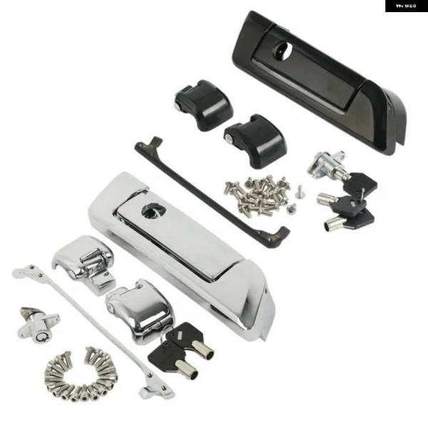 オートバイ トランク ラッチロックハードウェアキット ハーレー ツーリング ロードキング エレクトラ ストリートグライド FLHT FLHX FLHTCU FLHRC 2014-2024 カスタム パーツ アクセサリーHign-concer...
