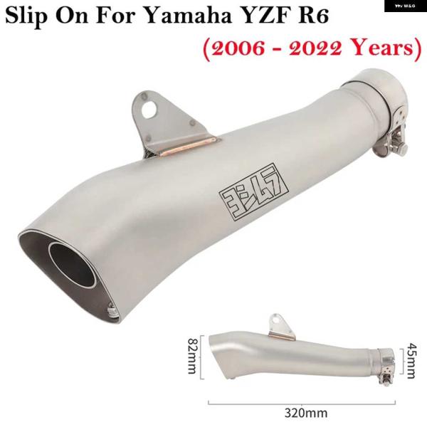 スリップオン ヤマハ 2006 - 2022 オートバイ 排気エスケープ システム GP パイプ カスタム チューブ リンク パイプ マフラー DBキラー カスタム パーツ アクセサリーMotobike Make:YamahaSpecial...