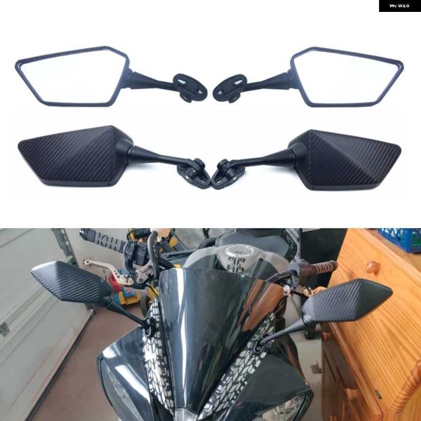 オートバイ バックミラー レーシングスポーツ バイク バックサイドミラー ヤマハ R6 R25 R15 R125 R3 R1S R1M FZ6R カスタム パーツ アクセサリーItem Width:0inchItem Weight:0.8k...