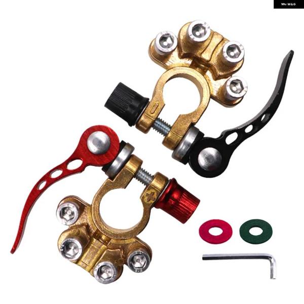 汎用 バッテリーターミナルコネクタ漏れ防止バッテリークランプターミナルレンチロック自動車アクセサリーキャラバン車バン カスタム パーツ アクセサリーHign-concerned Chemical:NoneItem Weight:204 gB...