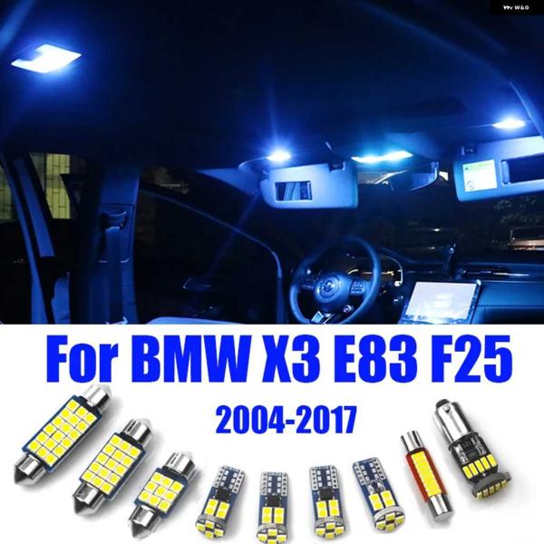 BMW X3 E83 F25 2004-2017 12V 車用 LED 電球 キット インテリア ドーム 読書灯 化粧鏡 トランク ライト アクセサリー カスタム パーツ アクセサリーHign-concerned Chemical:None...