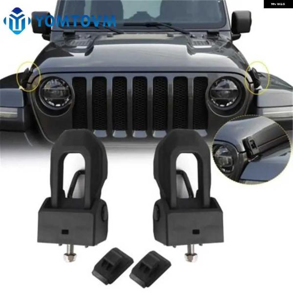 フードロックキャッチ ブラケット ラッチバックル ジープ ラングラー JK JKU JL JLU 2007-17 カスタム パーツ アクセサリーHign-concerned Chemical:NoneItem Height:6.5cmIte...