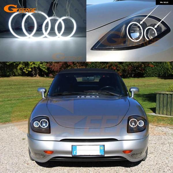 フィアット バルケッタ 1995-2005 超高輝度 CCFL エンジェルアイキット ハローリングライト カーアクセサリー カスタム パーツ アクセサリーHign-concerned Chemical:NoneCertification:c...