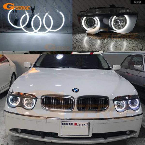 BMW E65 E66 プレフェイスリフト 745I 745LI 760LI 760I 2002 - 2005 超高輝度 CCFL エンジェルアイキット ハローリング カーアクセサリー カスタム パーツ アクセサリーHign-concern...