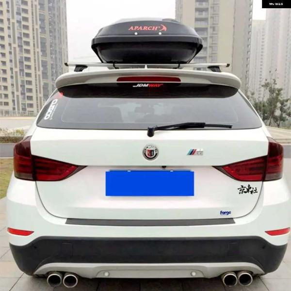 BMW X1 2011-15 ABS プラスチック 未塗装 プライマーカラー リアブート トランク ウィング スポイラー デコレーション カーアクセサリー カスタム パーツ アクセサリーHign-concerned Chemical:Non...