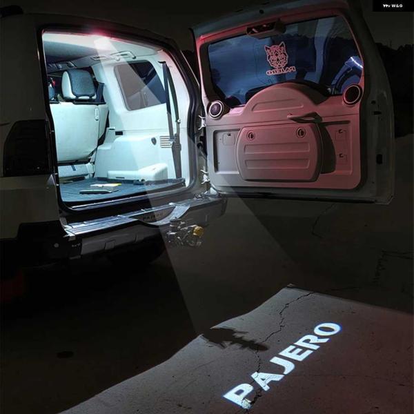 V97 V93 V87 V98 三菱 パジェロ モンテロ ドアライト トランク ウェルカムライト トランク ハザード灯 カスタム カスタム パーツ アクセサリーV97 V93 V87 V98 Mitsubishi Pajero Monter...