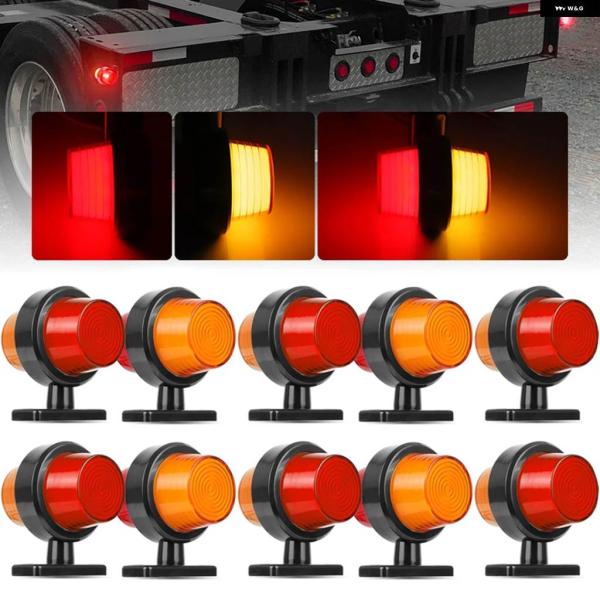 トラック LED 両面サイド マーカーライト 12V 24V ポジションライト ウィンカーランプ マン トラック ボルボ スカニア カミオン ベンツ トレーラー カスタム パーツ アクセサリーHign-concerned Chemical:...