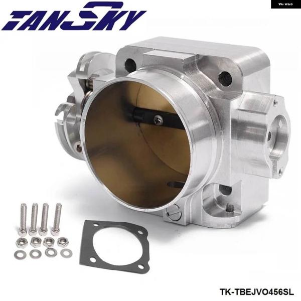 アルミ 70MM スロットルボディ 三菱 ランサーエボリューション EVO 4 5 6 4G63T ケーブル インテーク マニホールド TK-TBEJVO456SL カスタム パーツ アクセサリーHign-concerned Chemica...