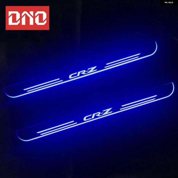 トリム ペダル LED カーライト ドアシル スカッフプレート パスウェイ ダイナミックストリーマー ウェルカムランプ ホンダ CR-Z CRZ 2010 - 2018 カスタム パーツ アクセサリーHign-concerned Chemi...