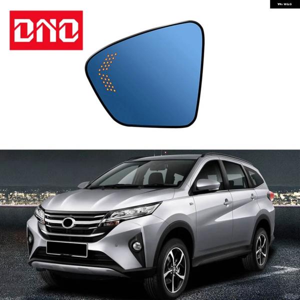 車用12Vバックミラー ライト PERODUA ARUZ 2018 ウィンカー + ヒーター + アンチグレアリバースハザード車用ミラー レンズ カスタム パーツ アクセサリーHign-concerned Chemical:NoneCert...