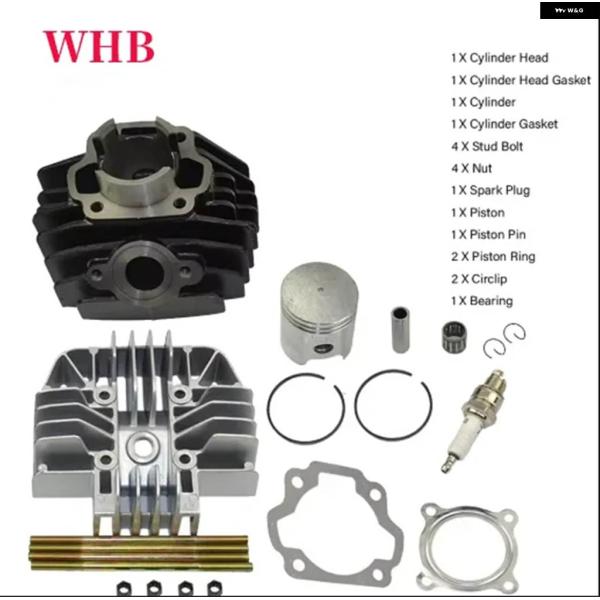 バイク 47MM シリンダー ガスケット ピストンリング キット トップエンド ヤマハ PW80 PW 80 PY80 PEEWEE80 Y-ZINGER G80T ダート バイク カスタム パーツ アクセサリーHign-concerned...