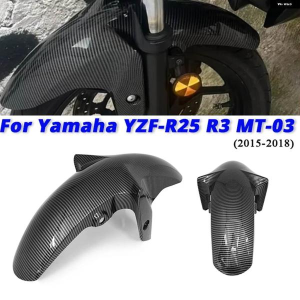 ヤマハ YZF-R25 R3 MT-03 MT03 2015-2018 バイク フロントフェンダー スプラッシュガード フェアリング スリップオン ヤマハ YZF-R3 カスタム パーツ アクセサリーHign-concerned Chemi...