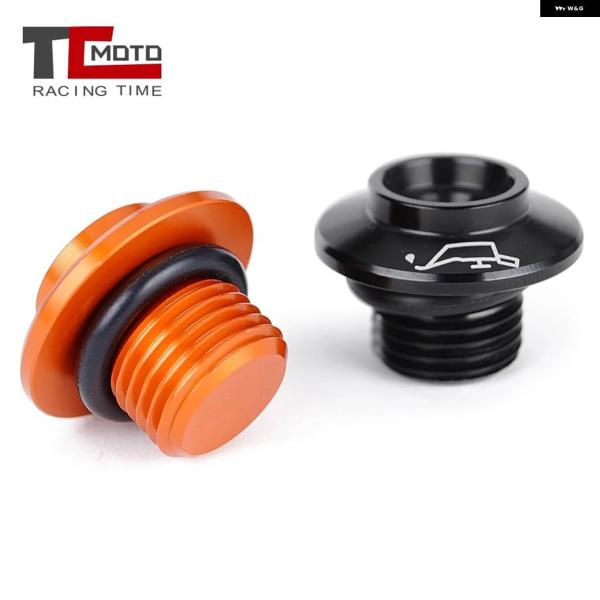オートバイ クランクケース キャップ CNC エンジン オイル フィラー スクリューカバー プラグ M16*1.5 KTM DUKE 125 200 390 RC 125/390 カスタム パーツ アクセサリーProtective part...