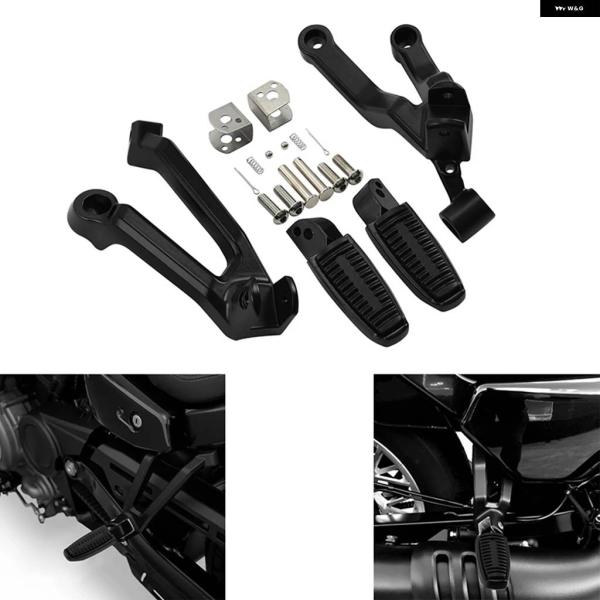 ハーレー ナイトスター RH975 2022-2025 スペシャル RH975S 2023-2025 2024 リアパッセンジャー フットペグ マウント キット オートバイ フットレスト ペダル カスタム パーツ アクセサリーHigh-co...