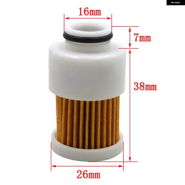 1/2/3個 船外機用 ガソリン 燃料 フィルター ヤマハ OUTBOAR 50HP F50TLRD T50TLRD F60TJRD F60TLRD T60TLRD F75TLRD F90TJRD カスタム パーツ アクセサリーItem W...