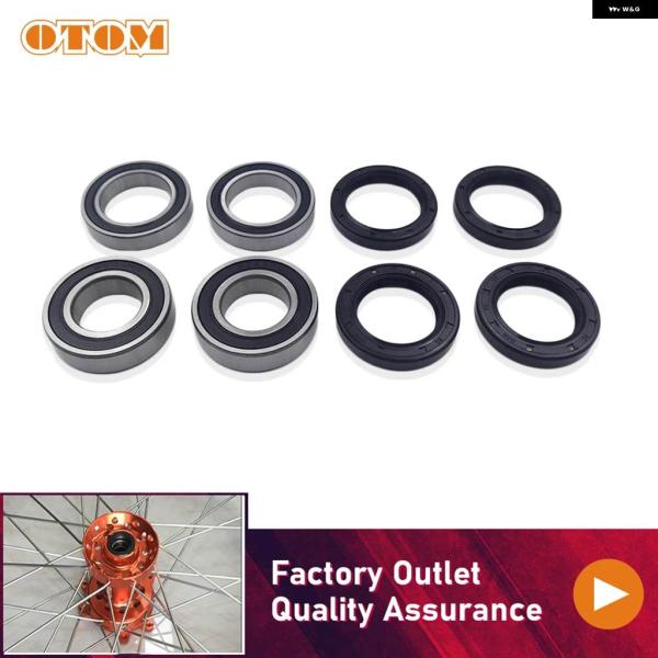 2ペア オートバイ フロント リア ホイール ハブ ベアリング オイル シール ガスケット キット KTM EXC SX SXF XC XCW HUSQVARNA FE TC TE モトクロス パーツ カスタム パーツ アクセサリーHigh...