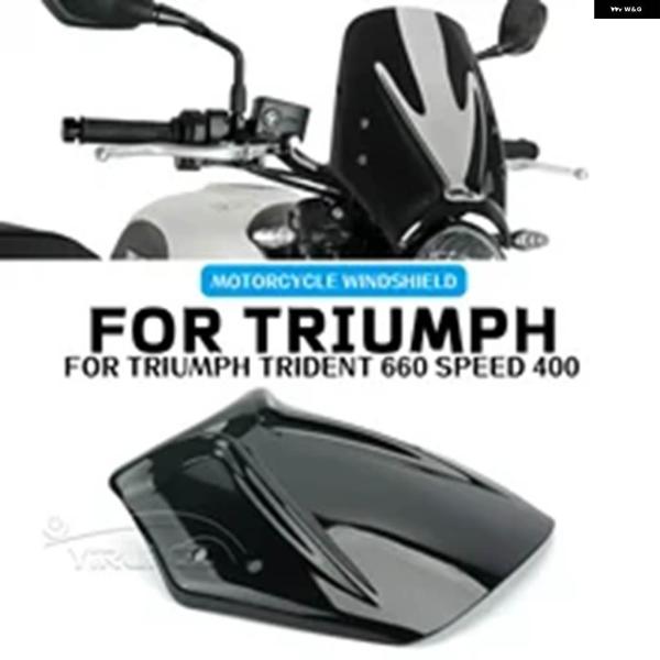 バイク アクセサリー トライアンフ TRIDENT 660 SPEED 400 SPEED400 2021 2022 ウィンドスクリーン スクリーン ウィンドデフレクター 調整可能 ブラケット カスタム パーツ アクセサリーHigh-con...