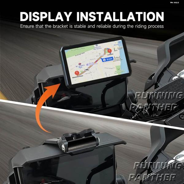 オートバイ アクセサリー ホンダ X-ADV 750 2021-2025 XADV750 携帯電話 ホルダー スタンド GPSナビゲーションプレート ブラケット 22MM カスタム パーツ アクセサリーProtective parts:Fr...