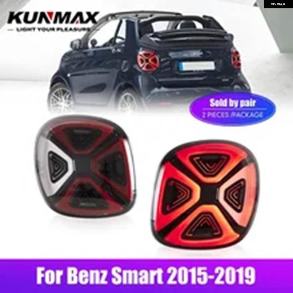 LED テールライト ペア ベンツ スマート 15-19 DRL リバース ブレーキ ウィンカー 車 リア テールライト アセンブリ 2個 カスタム パーツ アクセサリーIngress Protection:IP67External Tes...