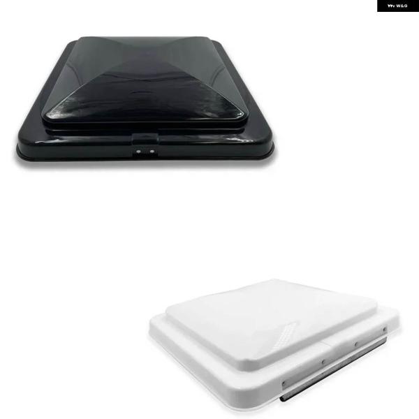 交換用ルーフベント蓋カバー キャンピングカー RV トレーラー ベントライン 14インチ X 14インチ ホワイト ブラック カスタム パーツ アクセサリーHigh-concerned chemical:NoneSpecial Featur...